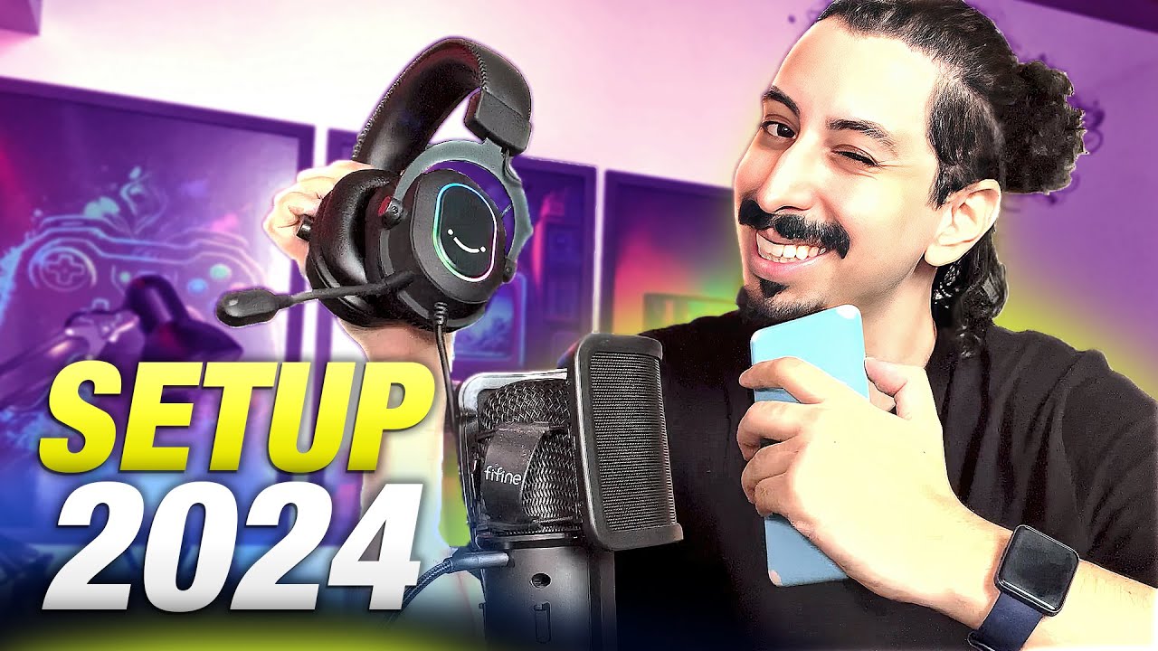 Tour pelo meu SETUP 2024! E DICAS de itens para GRAVAR VÍDEOS para o YouTube - YouTube
