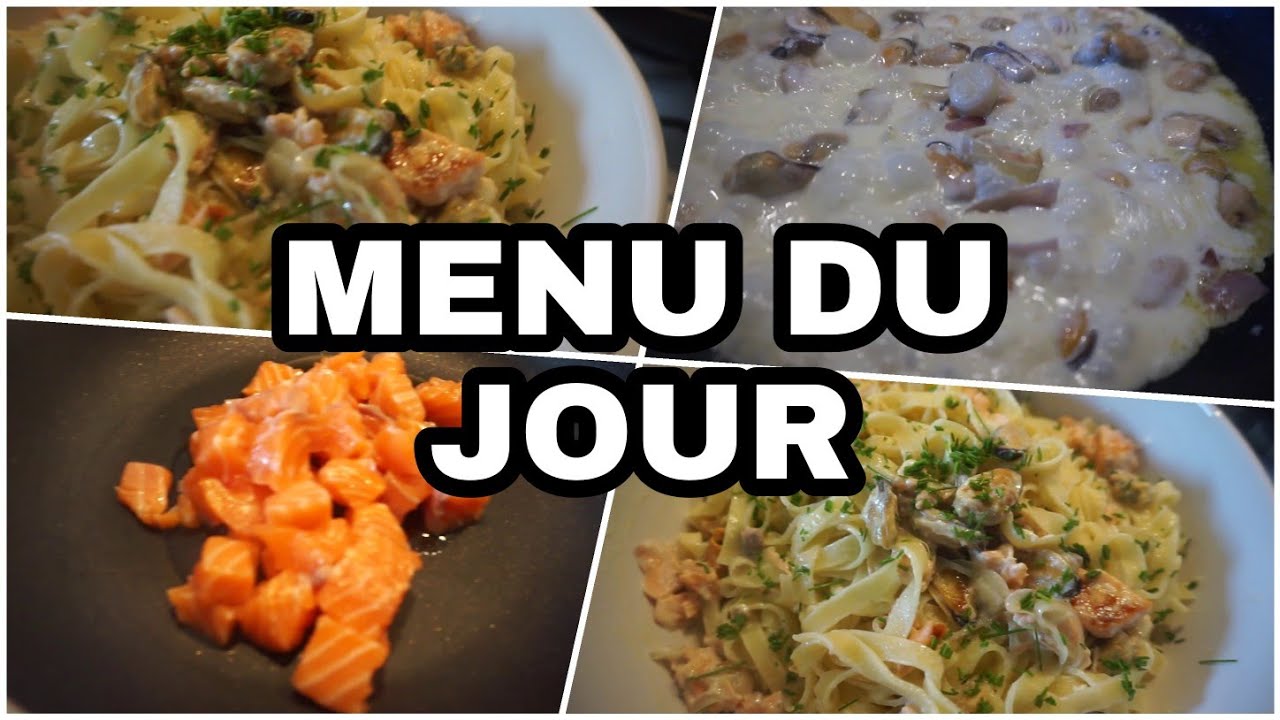 MENU DU JOUR DE JEUDI !!! - YouTube