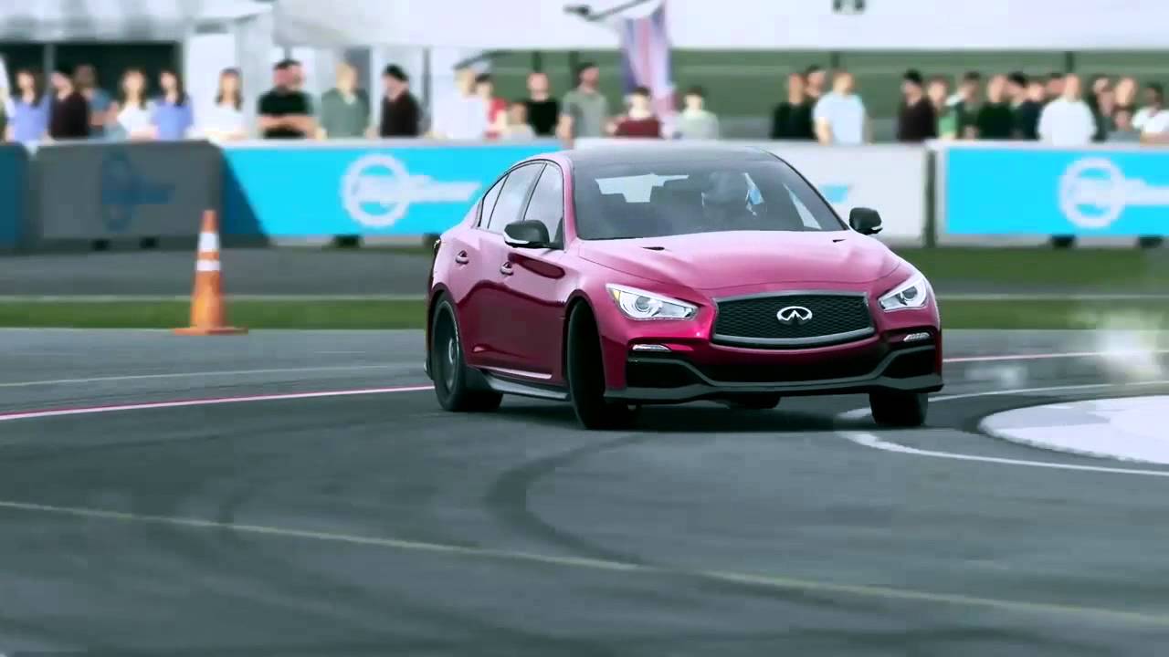 DRiFTiNG Infiniti ِEau Rouge Q50 - YouTube