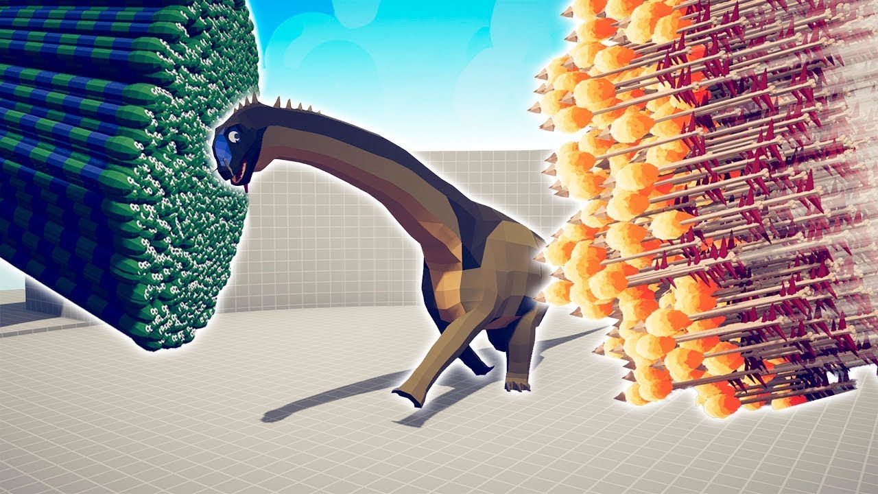 DINOSAUR vs 2x EVERY GOD - TABS | Totally Accurate Battle Simulator ...