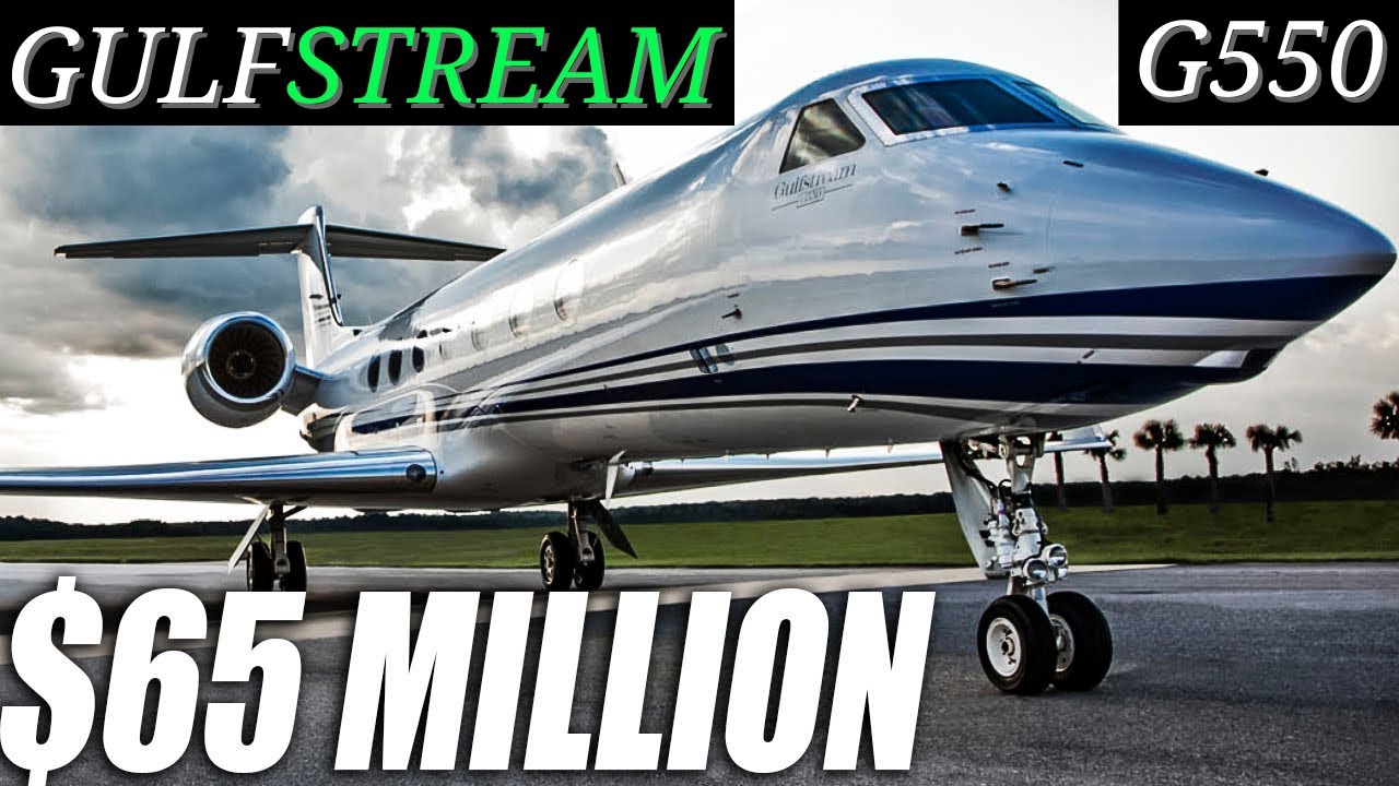 Inside the $65 Million Private Jet Gulfstream G550 - YouTube