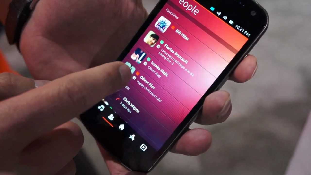 Ubuntu Mobile Preview (HD) - YouTube