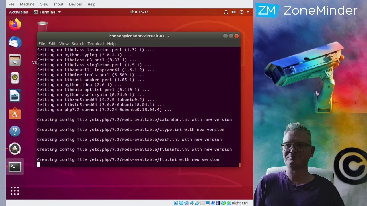 Installing ZoneMinder 1.34 Ubuntu Bionic 18.04 - YouTube