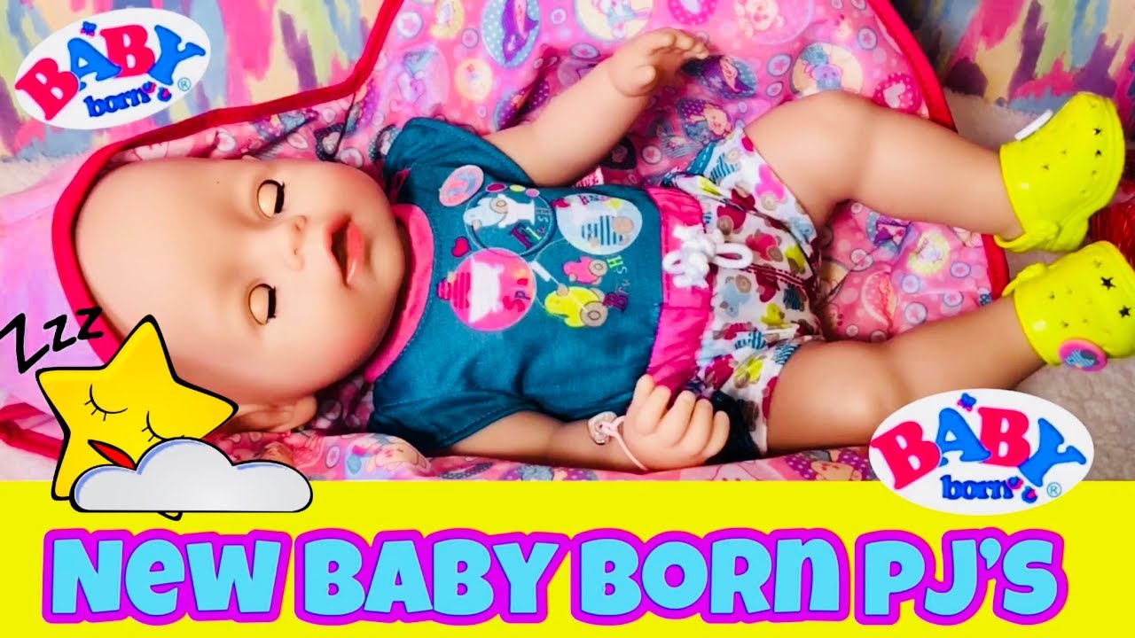 ️Baby born time to sleep 😴 pj set by zapf creations baby born video ...