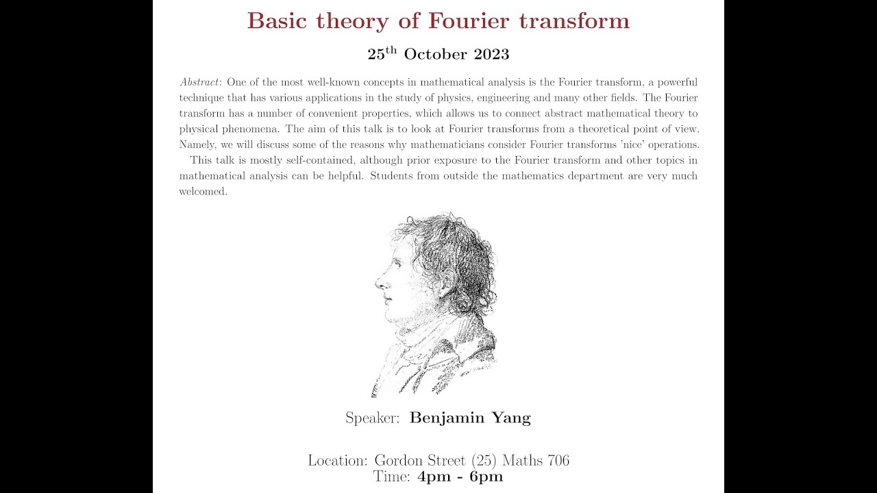 Basic theory of Fourier transform - YouTube
