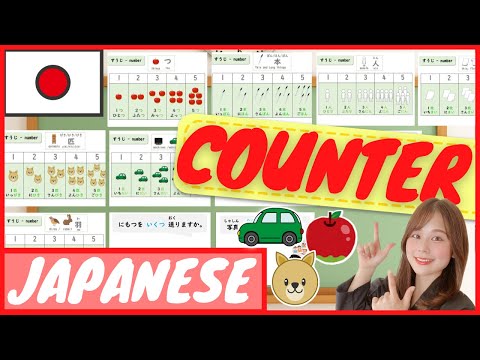 【JLPT N5】How to Count Numbers - Counter | Learn Japanese for beginners