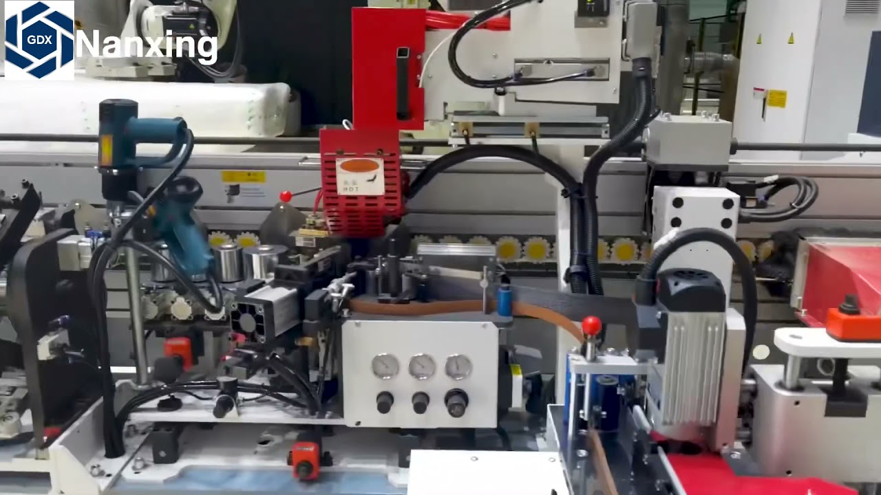 Nanxing Edge Banding Machine For Easy Forming in Lagos, Nigeria - YouTube