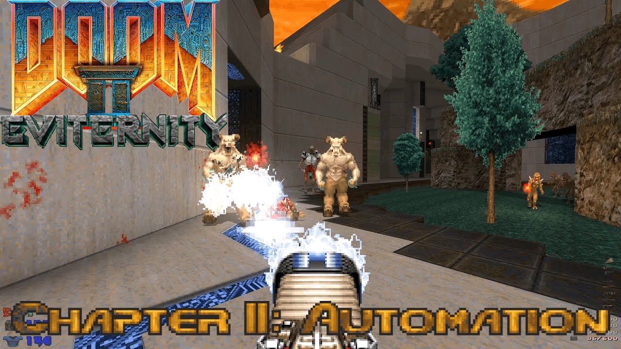 Doom II: EVITERNITY megawad Chapter II: Automation - playthrough UV 100 ...