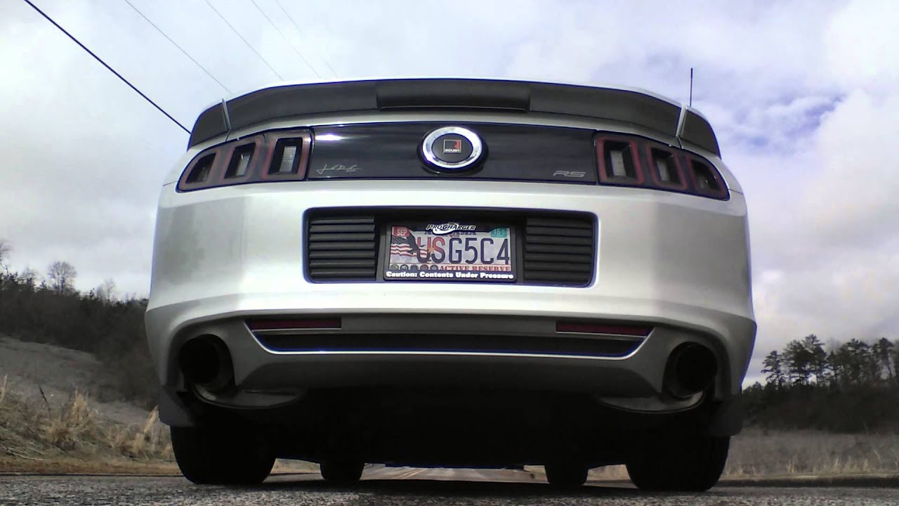 2014 Ford Mustang Procharged V6 with GT500 Exhaust - Takeoffs and Revs ...