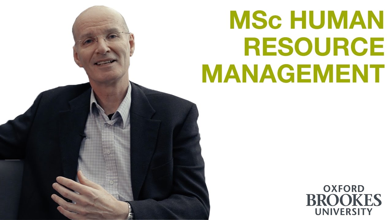 MSc Human Resource Management - Dr Jonathan Louw - YouTube