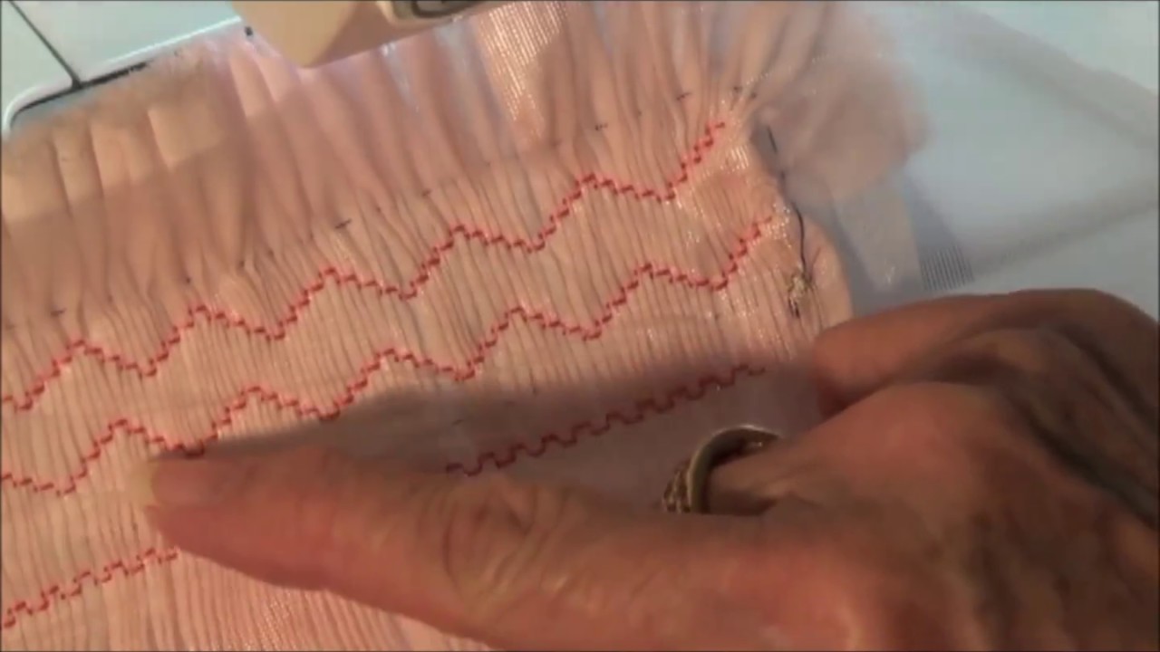 Machine Smocking with Jane Part 2 - YouTube