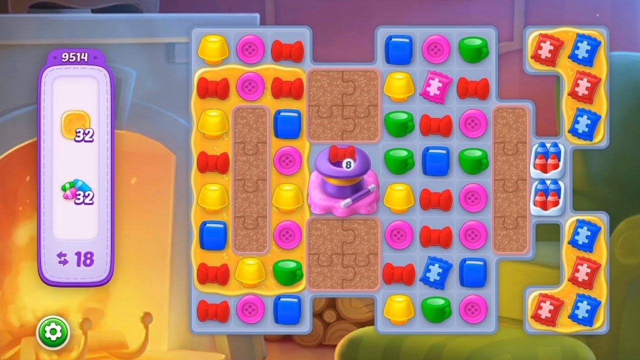 homescapes level 9514 | homescapes hard level - YouTube