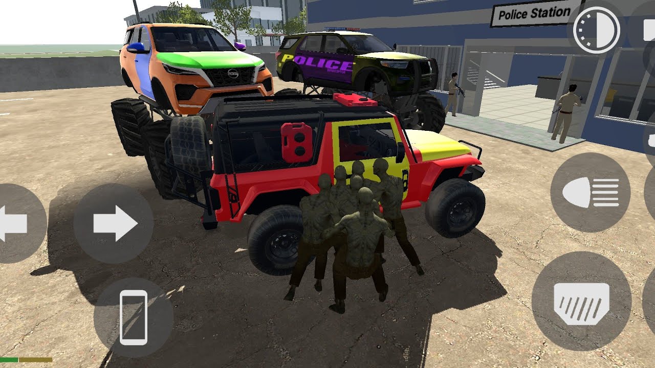 IBD 3D#288Moster Car, Thar, Police Car/Indian Bikes Driving 3D - YouTube