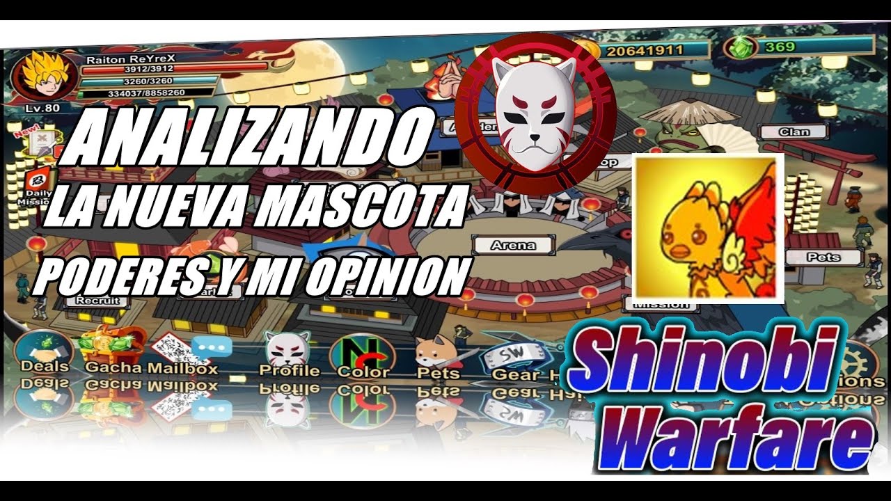 Baby Jyubi Pet - Analisis y Poderes - Shinobi Warfare #shinobiwarfare ...