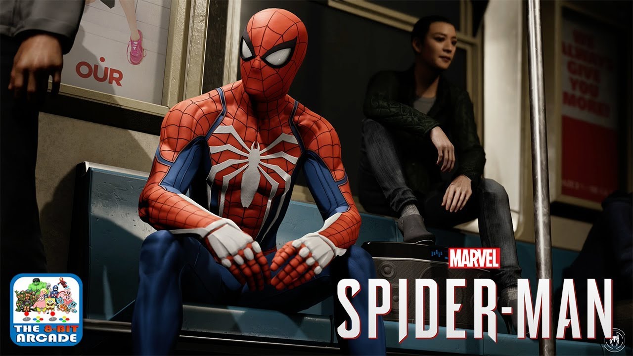 Marvel's Spider-Man - Spider-Man enjoys riding the Subway too (PS4 ...