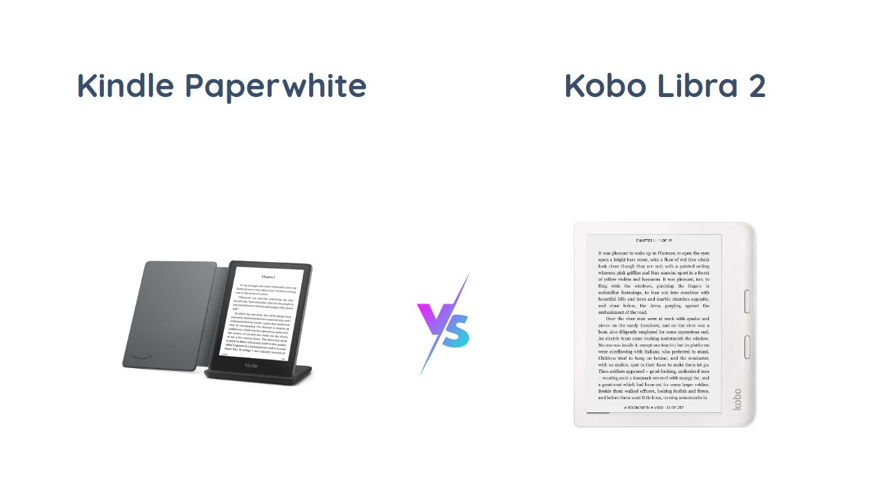 Kindle Paperwhite Signature Edition vs Kobo Libra 2 | Comparison and ...