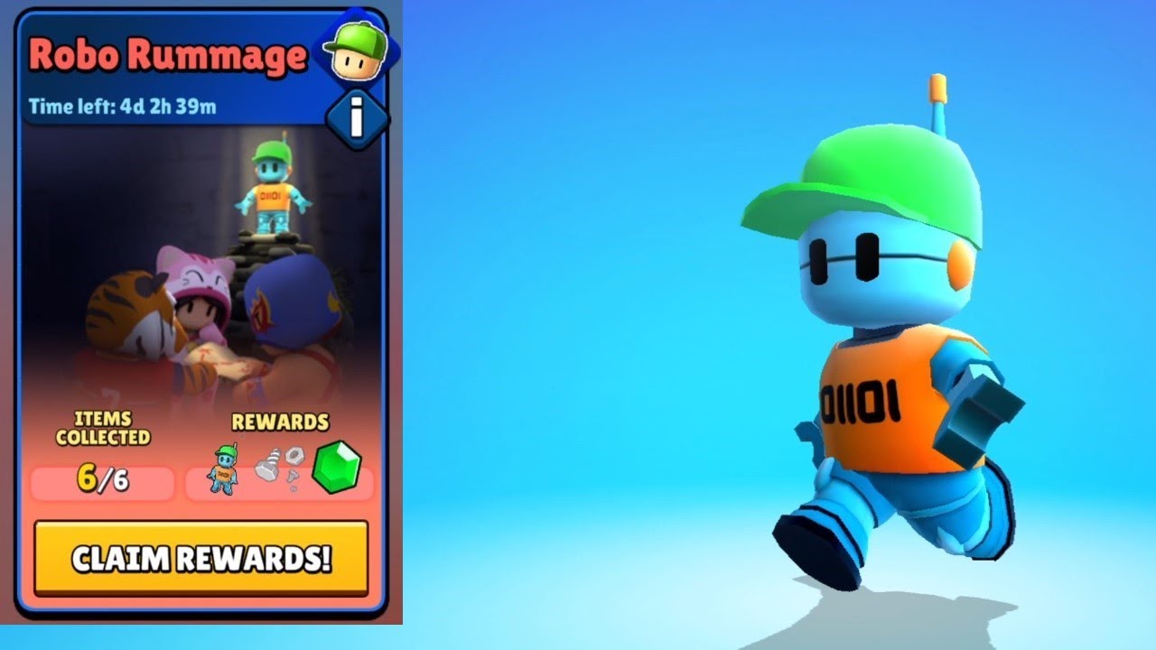Stumble Guys New Winning 408 Robot Guy - YouTube
