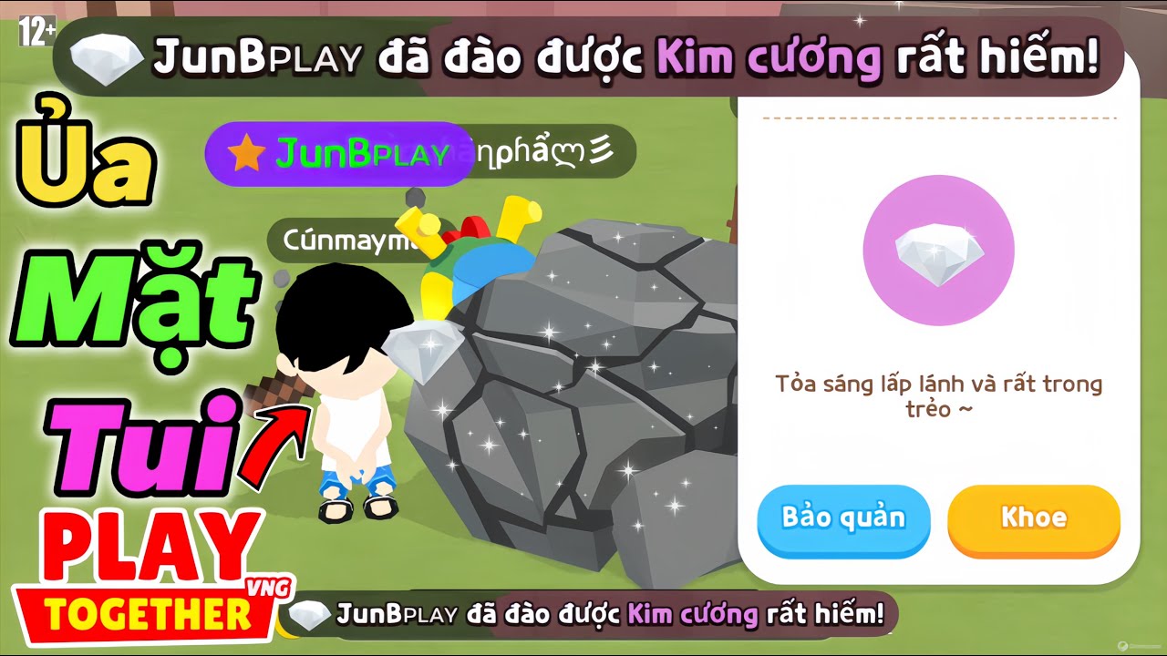 Play Together | Một Ngày Của JunB Play Đào Kim Cương Trong CamPing ...