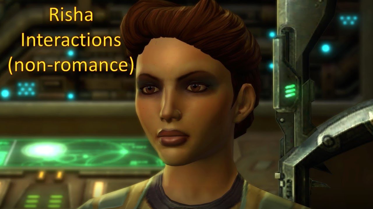 SWTOR: Risha Drayen Interactions (non-romance) - YouTube