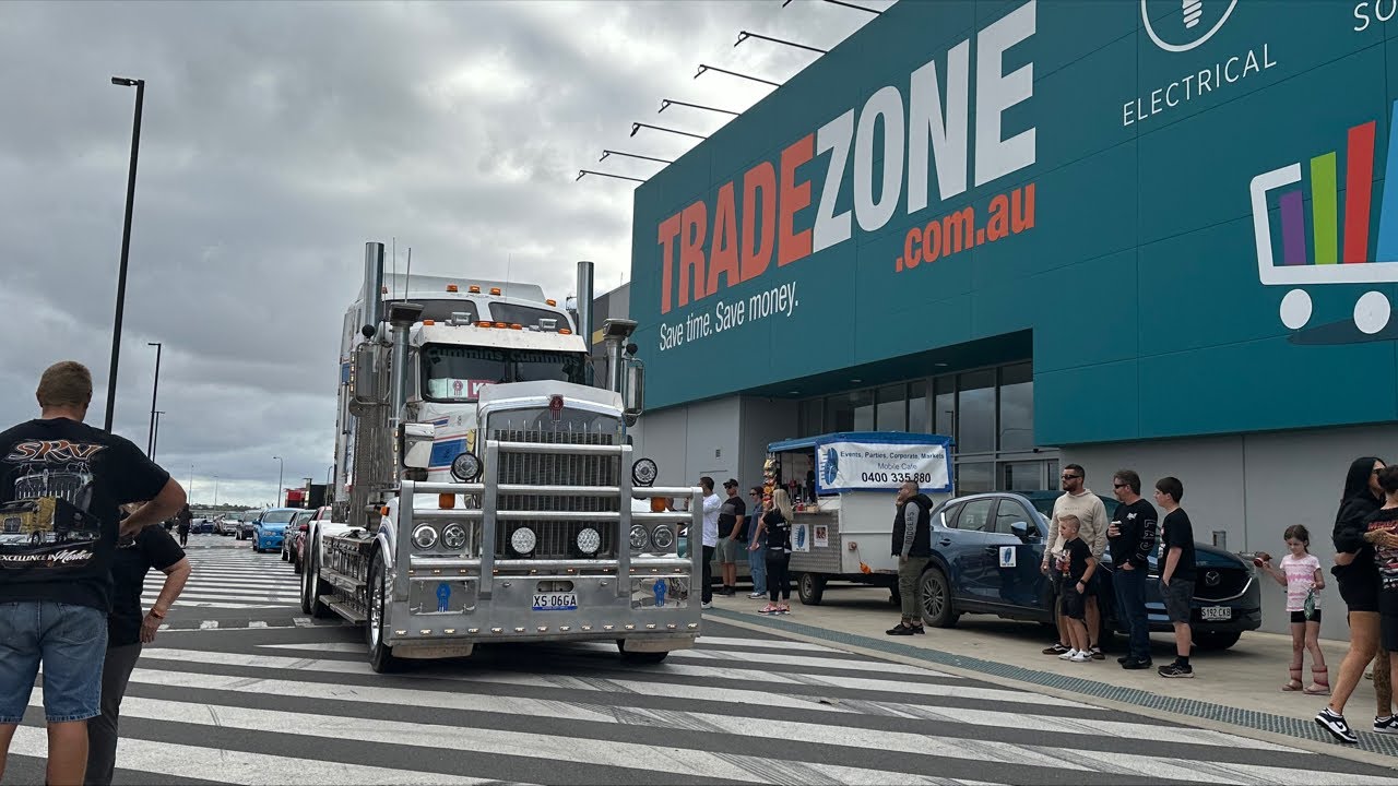 (🔴) Live! Tough Car Toy Run2023- Cars arriving | officeworks Parafield ...