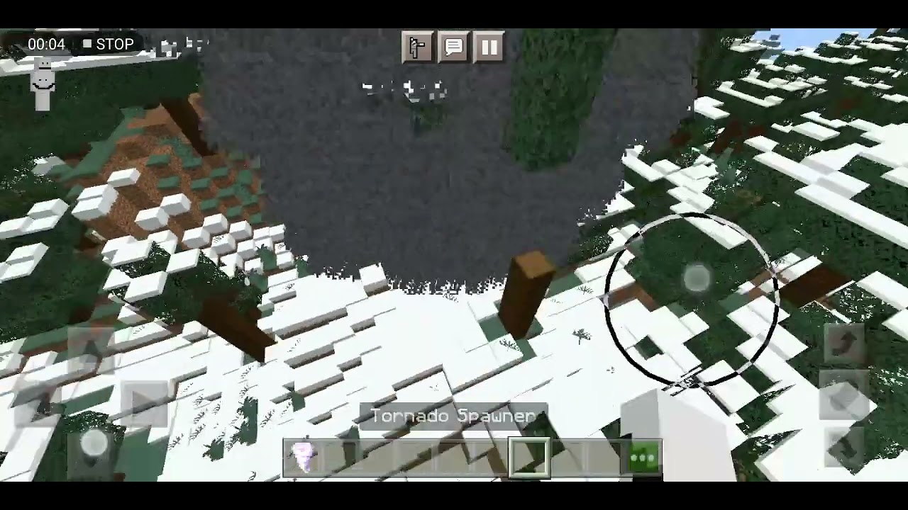 Tornado Addon V1 In Minecraft PE - YouTube