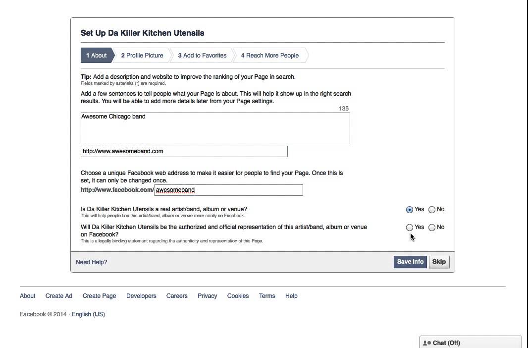 How to Make a Facebook Band Page - YouTube
