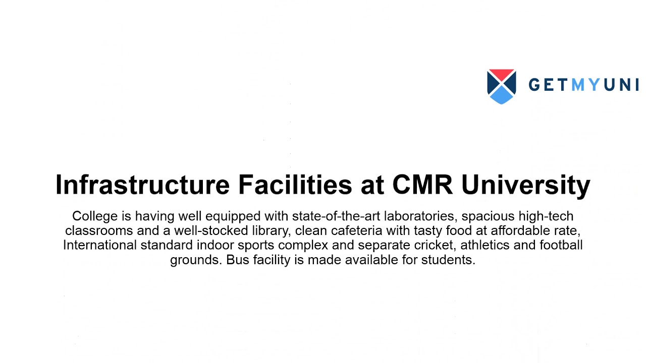 CMR University Bangalore Review | Campus | Placement | Scholarship ...