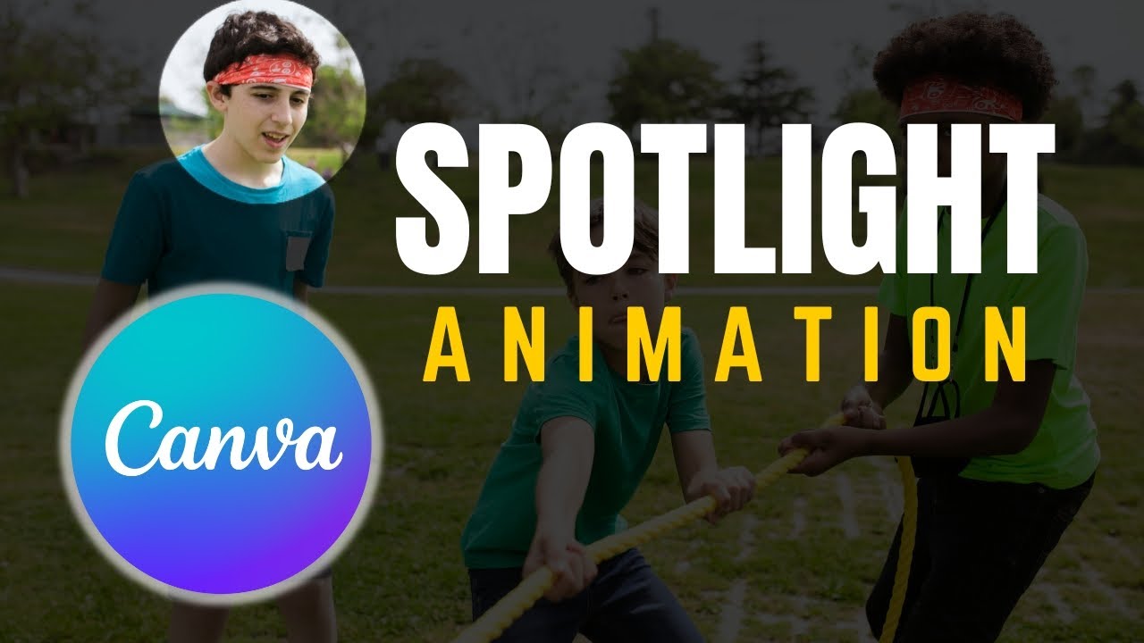 How To Create A Spotlight Animation Effect - Canva Tutorial - YouTube