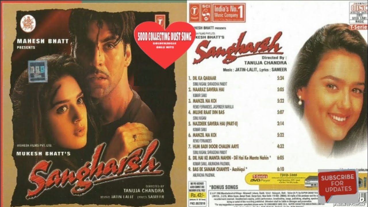 Sangharsh 1991 CD A songs(Akshay Kumar Preity Zinta) - YouTube