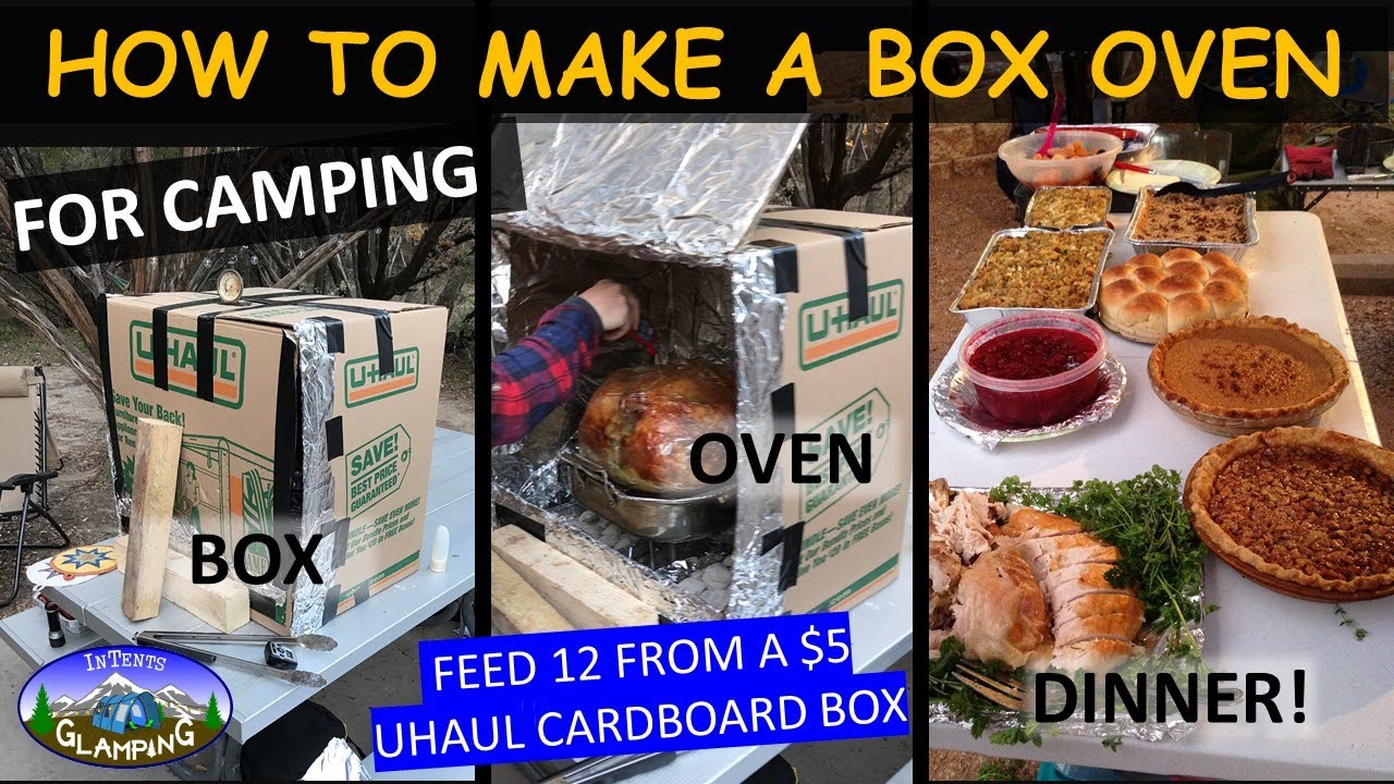 Amazing Camping Thanksgiving Dinner - Turkey In A $5 Dollar Cardboard ...
