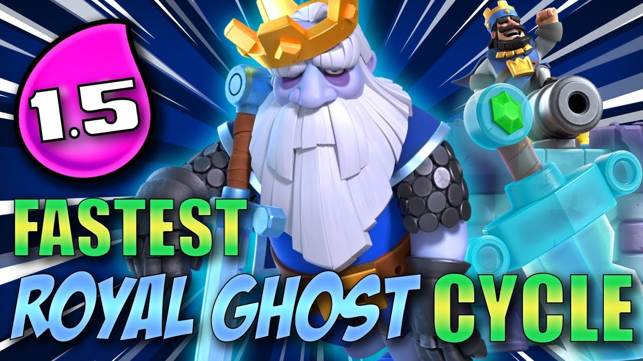 😱FASTEST ROYAL GHOST CYCLE deck in Clash Royale! - YouTube