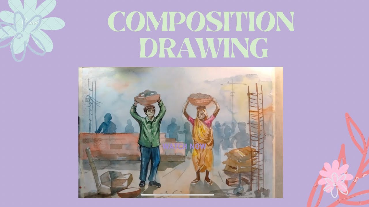 Easy Composition Drawing - YouTube