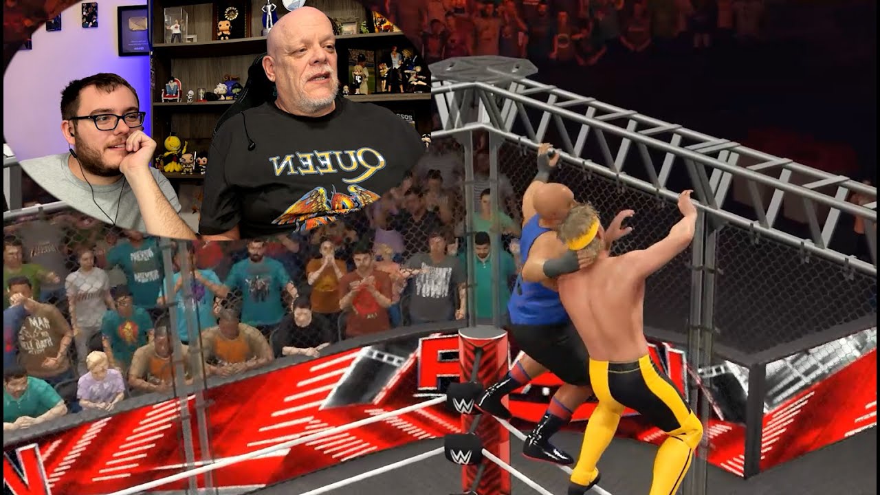 CURTIS CANDY vs LOGAN PAUL | Steel Cage Match | WWE 2K23 | Brax On ...