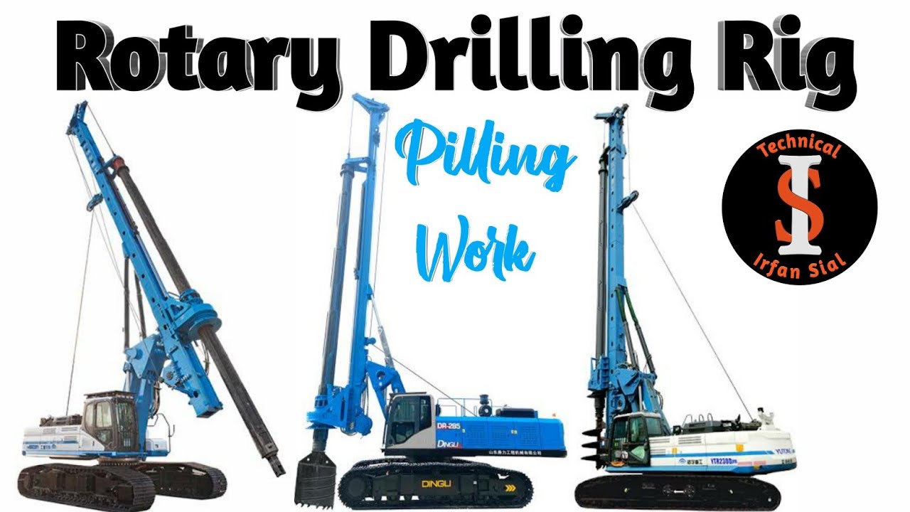 Rotary drilling rig | Rotary drilling machine output process | Types of ...