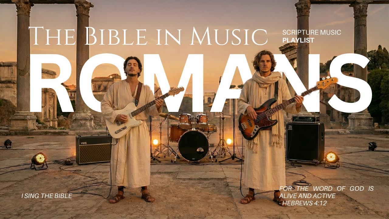 The Entire Book of Romans | Calm Scripture Music for Work, Study & Rest ...