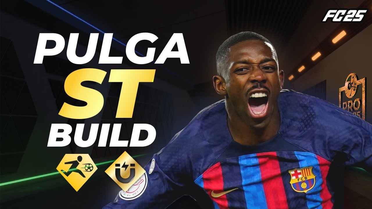BEST STRIKER BUILD | EA FC 25 PRO CLUBS BALLER BUILD - YouTube