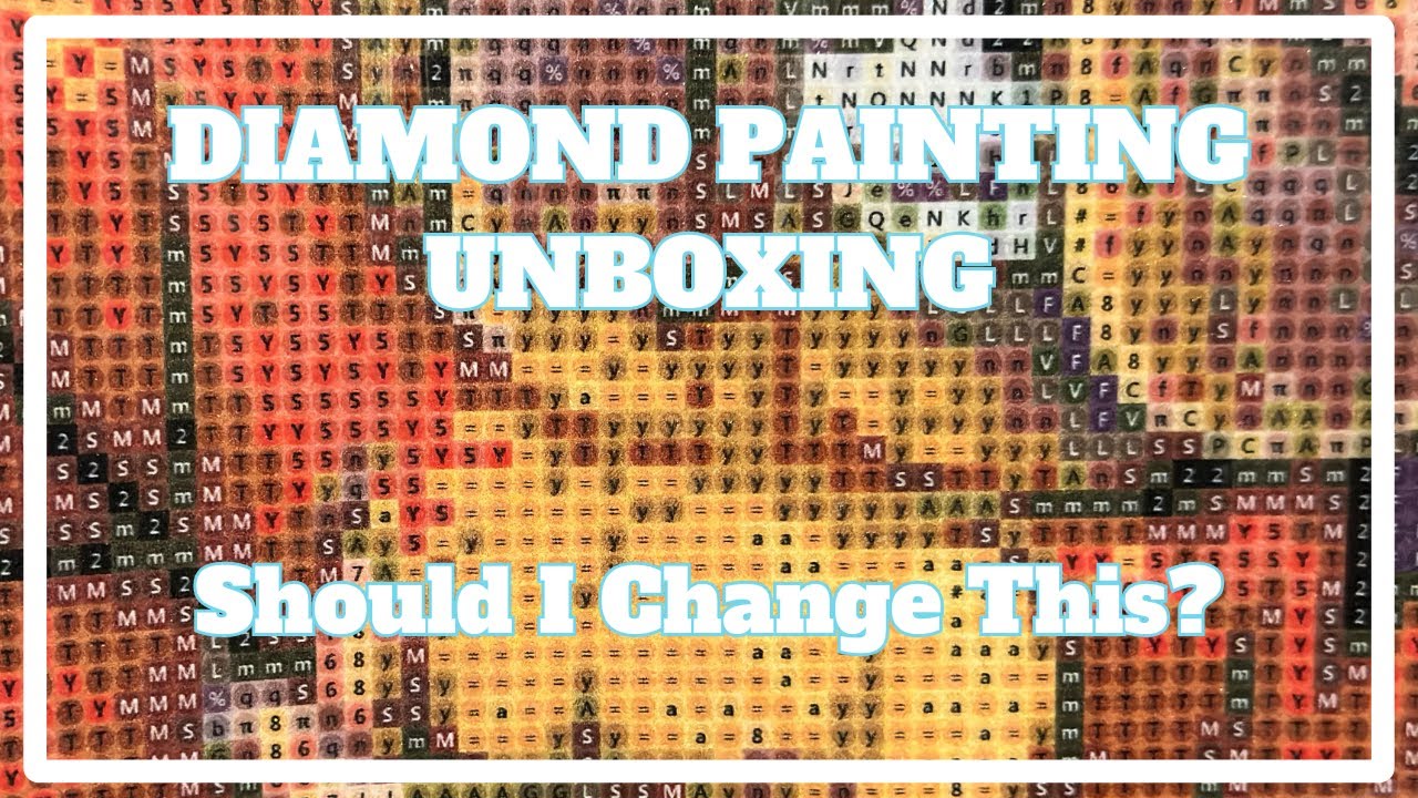 Why Pick the Worst Color for a Background?! | Diamond Painting Unboxing ...
