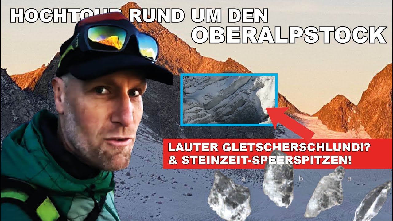 Mysteriöser Schlund im Gletscher und 10'000 Jahre alte Speerspitzen ...