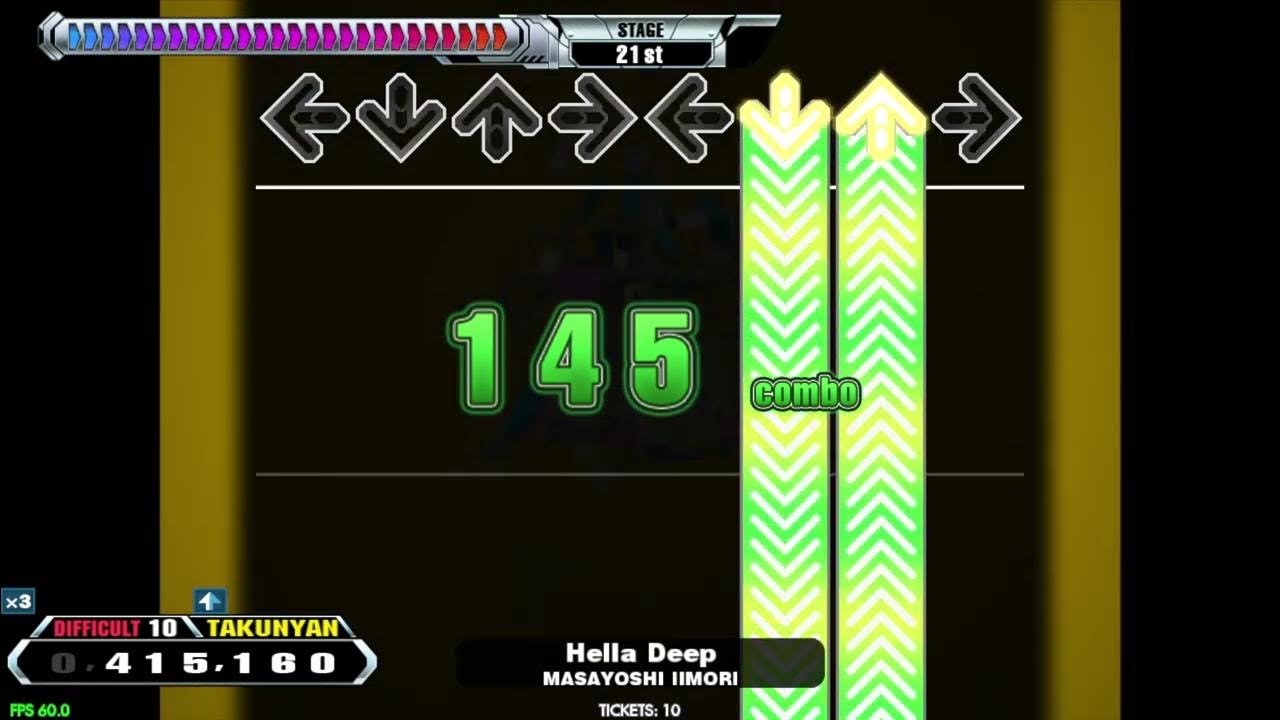 【DDR GRAND PRIX】Hella Deep【DP DIFFICULT】 - YouTube