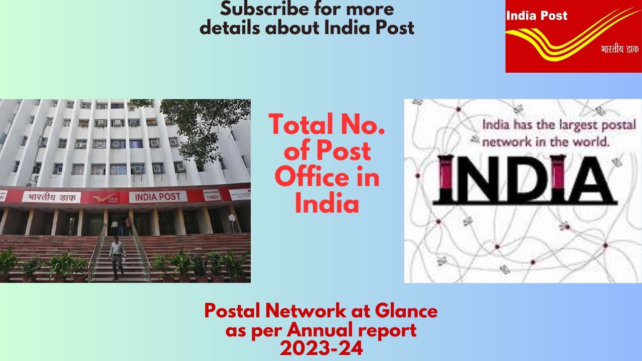 Total Post Office in India | Postal Network | #postoffice # ...