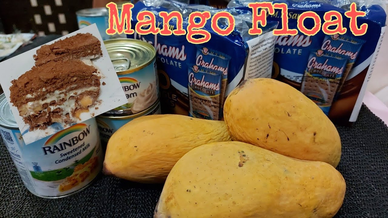 How to make Mango Float Graham - YouTube