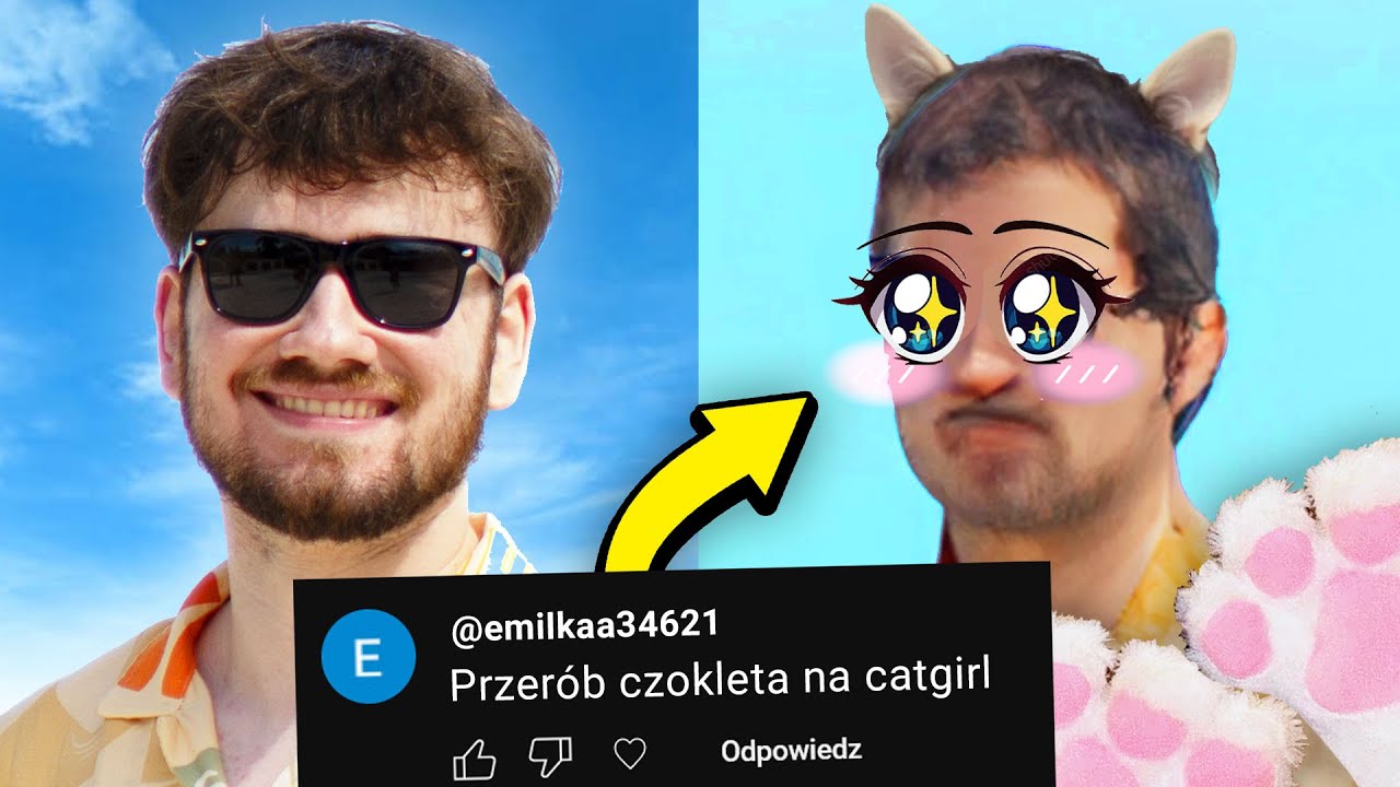 Widzowie decydują JAK PRZEROBIĘ MOJE ZDJĘCIE... - YouTube