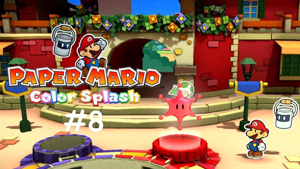 Paper Mario: Color Splash - Parte 8 - ¡Primera Estrella Cromática ...