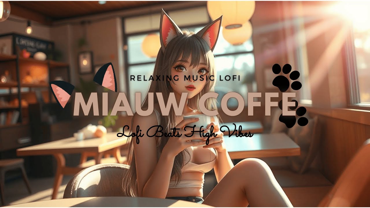 MIAUW COFFE LOFI | 1Hours Relaxing Music instrumental Piano Acoustic Mix | Soft smooth - YouTube