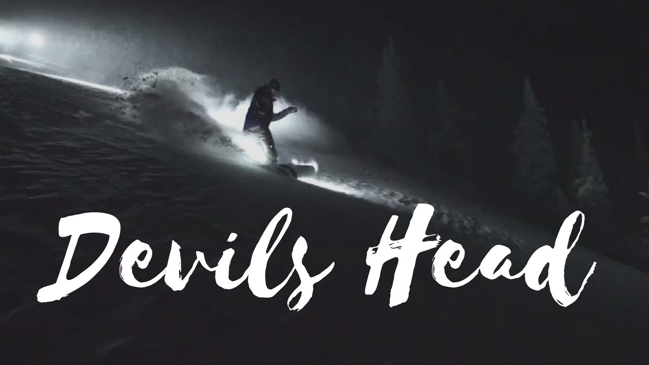 Devils Head Snowboard Run - YouTube