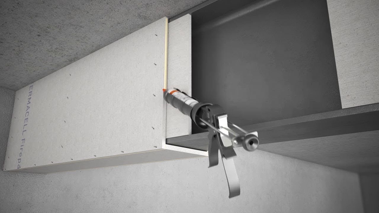 Trägerbekleidung mit fermacell Firepanel A1 - YouTube