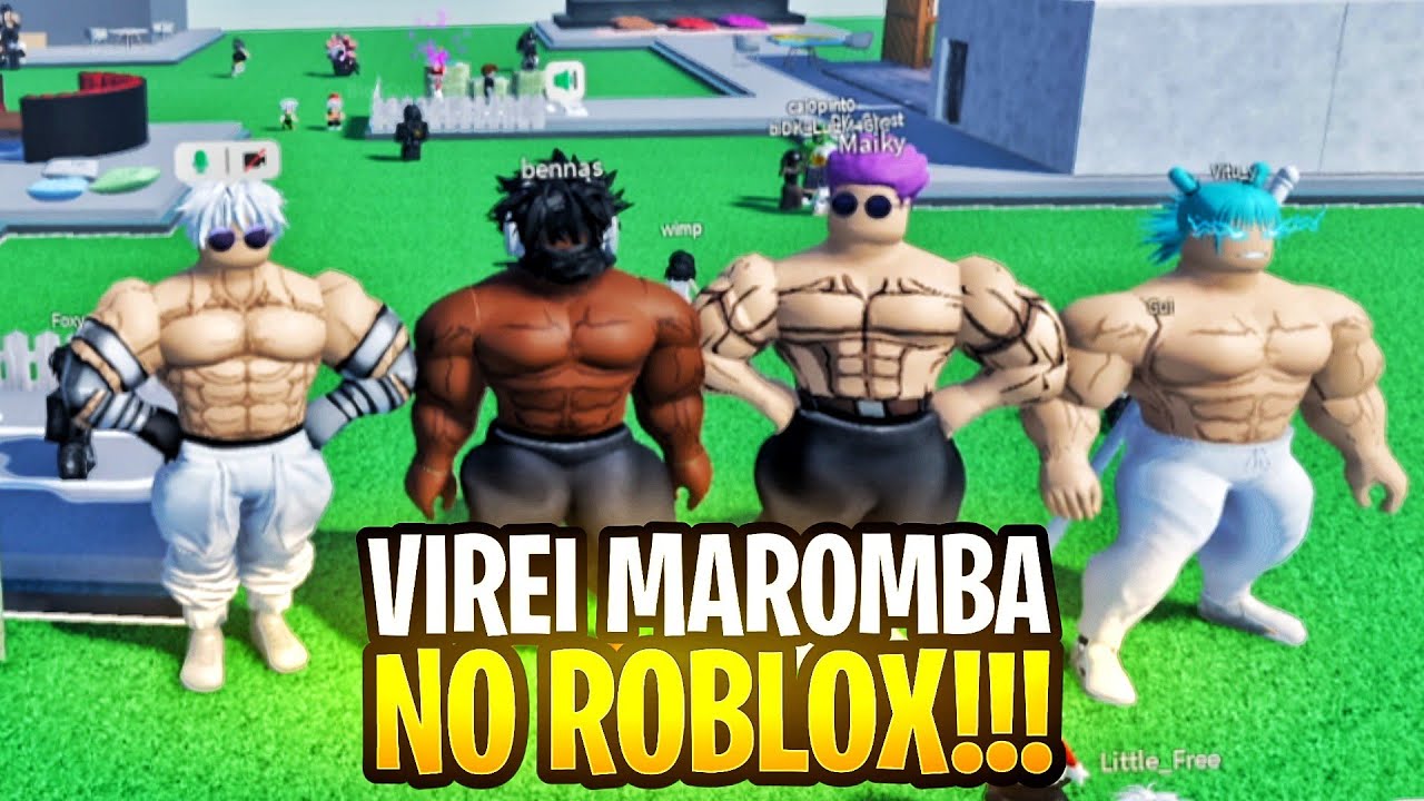 VIREI MAROMBA NO ROBLOX COM VOICE CHAT! - YouTube