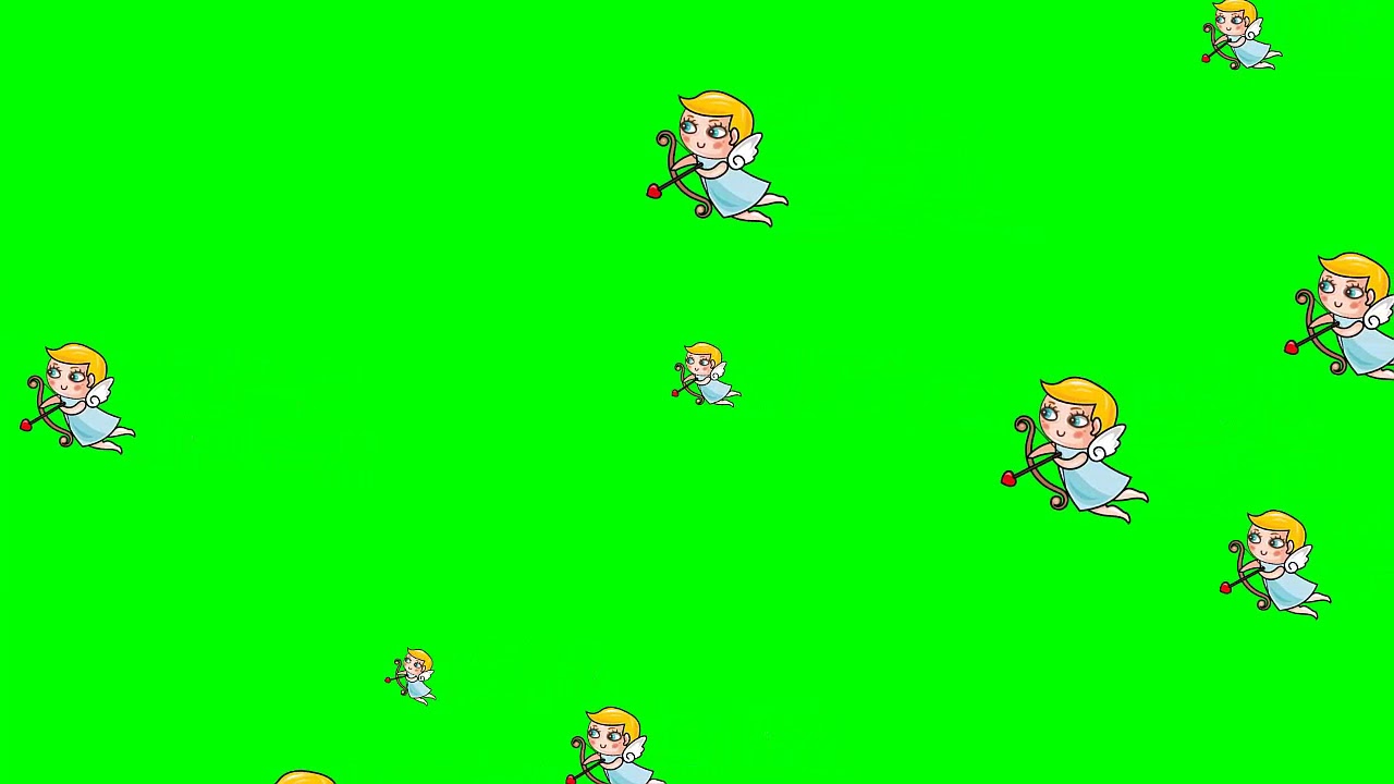 Green screen Cupids effects Background video #36 - YouTube