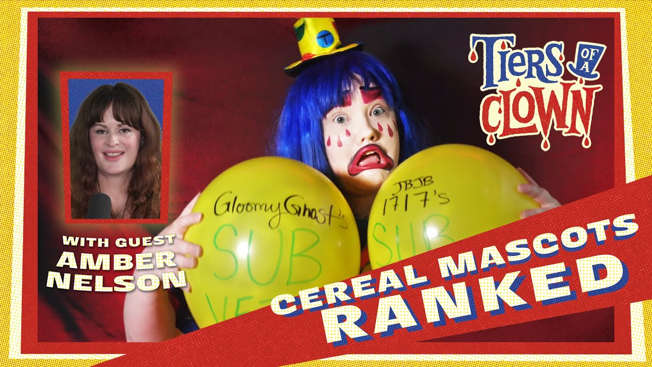 CEREAL MASCOTS w/ Amber Nelson /// Tiers of a Clown - YouTube
