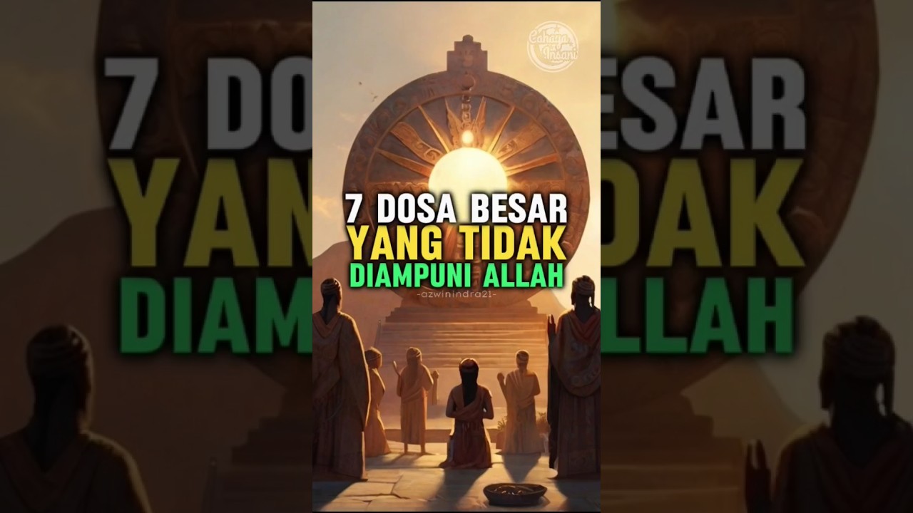 7 Dosa Besar yang Tidak Diampuni Allah #dosabesar #ampunanallah #muslim #surga - YouTube